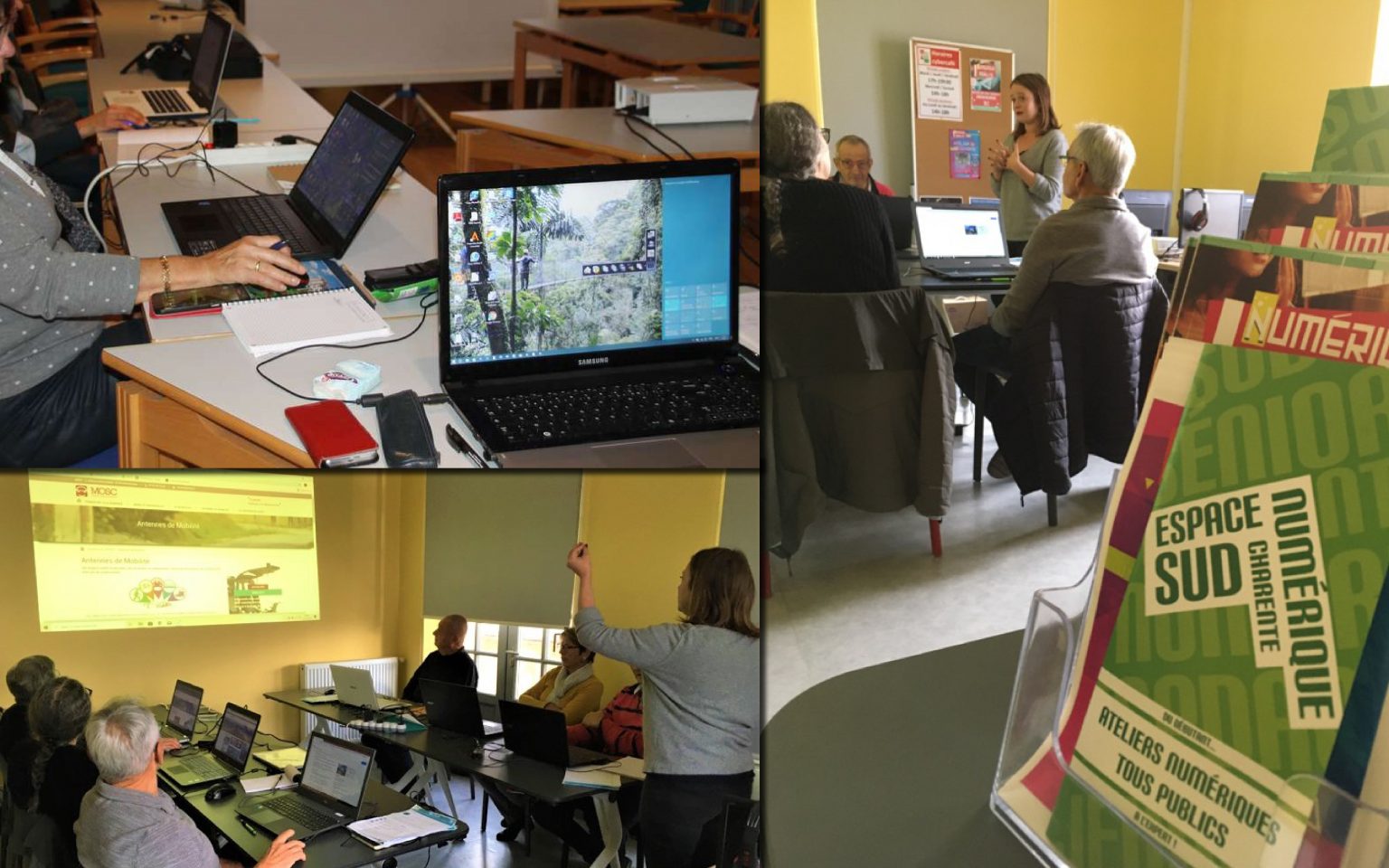 Les ateliers informatiques – Le portail de l'Espace Numérique Sud Charente